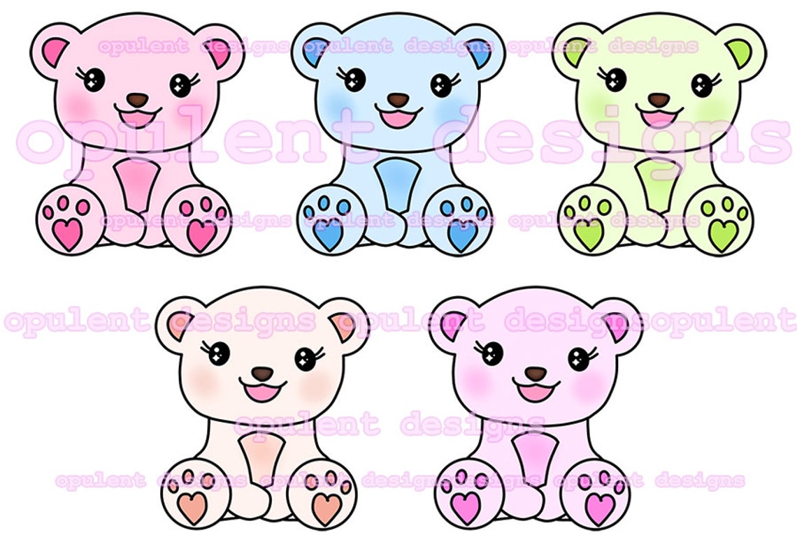 Kawaii Bears Pack Notion Icons - Etsy