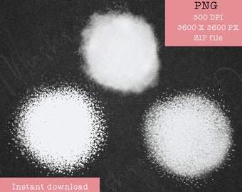 White Bleach Splatter Png - Etsy
