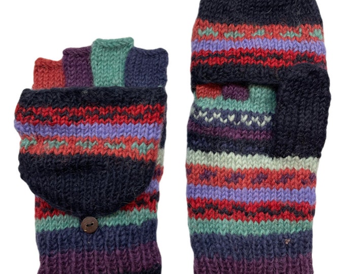 Woolen Convertible Mittens - Etsy