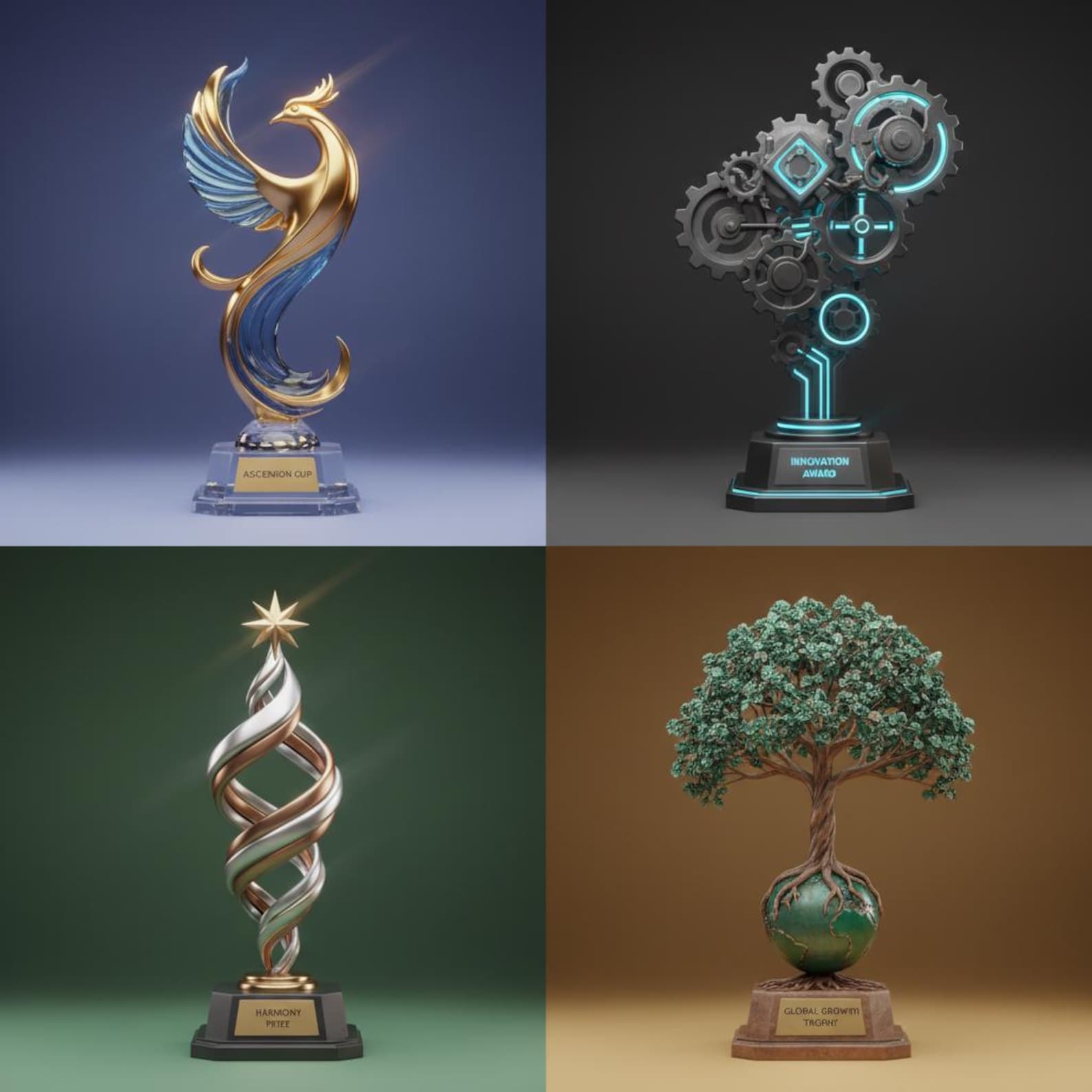 Custom Award Trophy 3D Model STL _printable Trophy_digital Download - Etsy