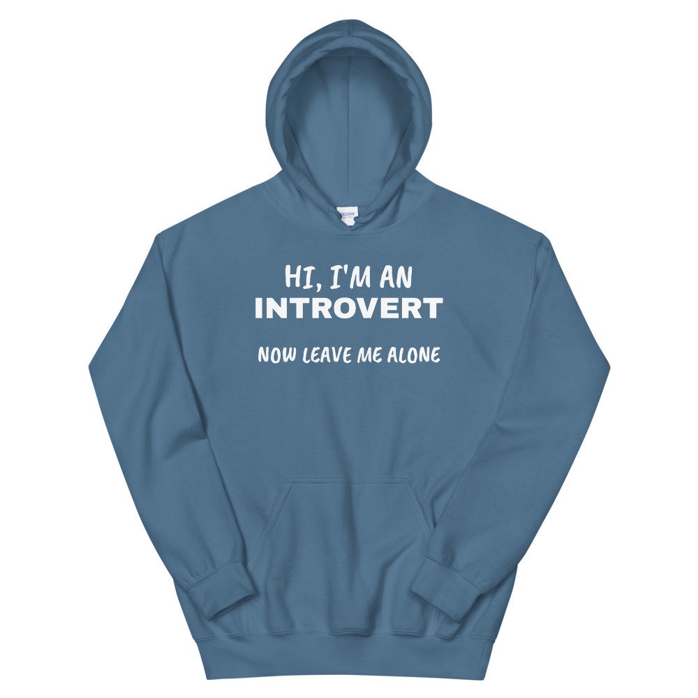 Hi I'm an Introvert Hoodie, Funny Hoodie, Introvert Hoodie, Meme Hoodie ...