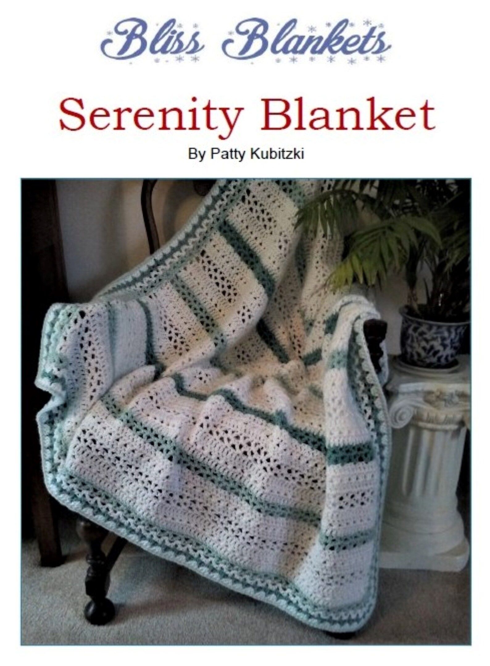 Crochet Blanket Pattern Serenity Blanket Bliss Blankets - Etsy