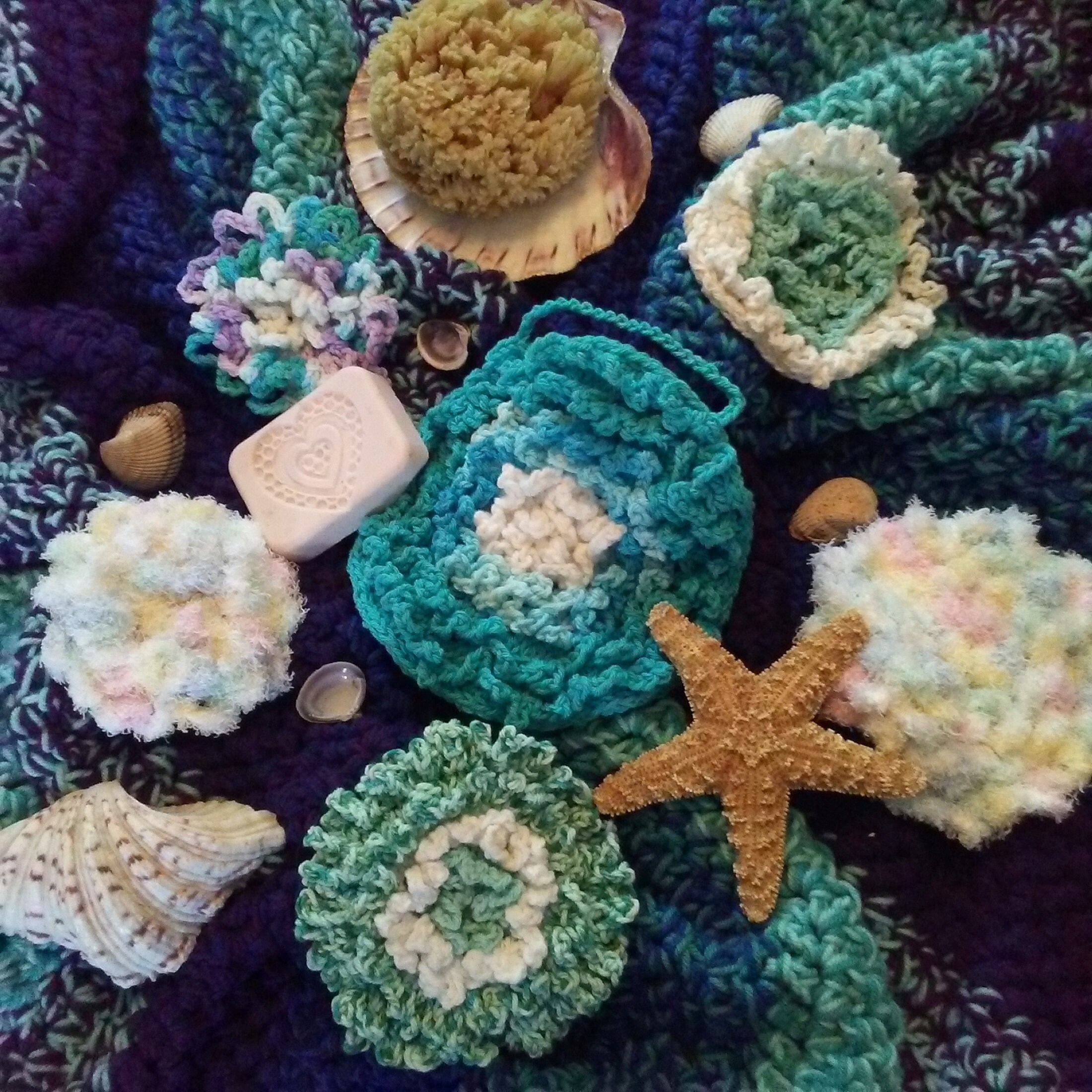 Crochet Washcloth Pattern Spa Bath Loopah Body Scrubbies Spa - Etsy