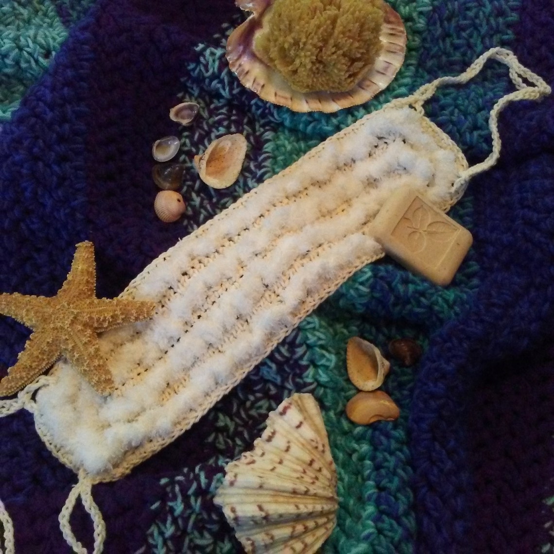 Crochet Back Scrubber Pattern Bundle Spa Bath Loopah Back - Etsy