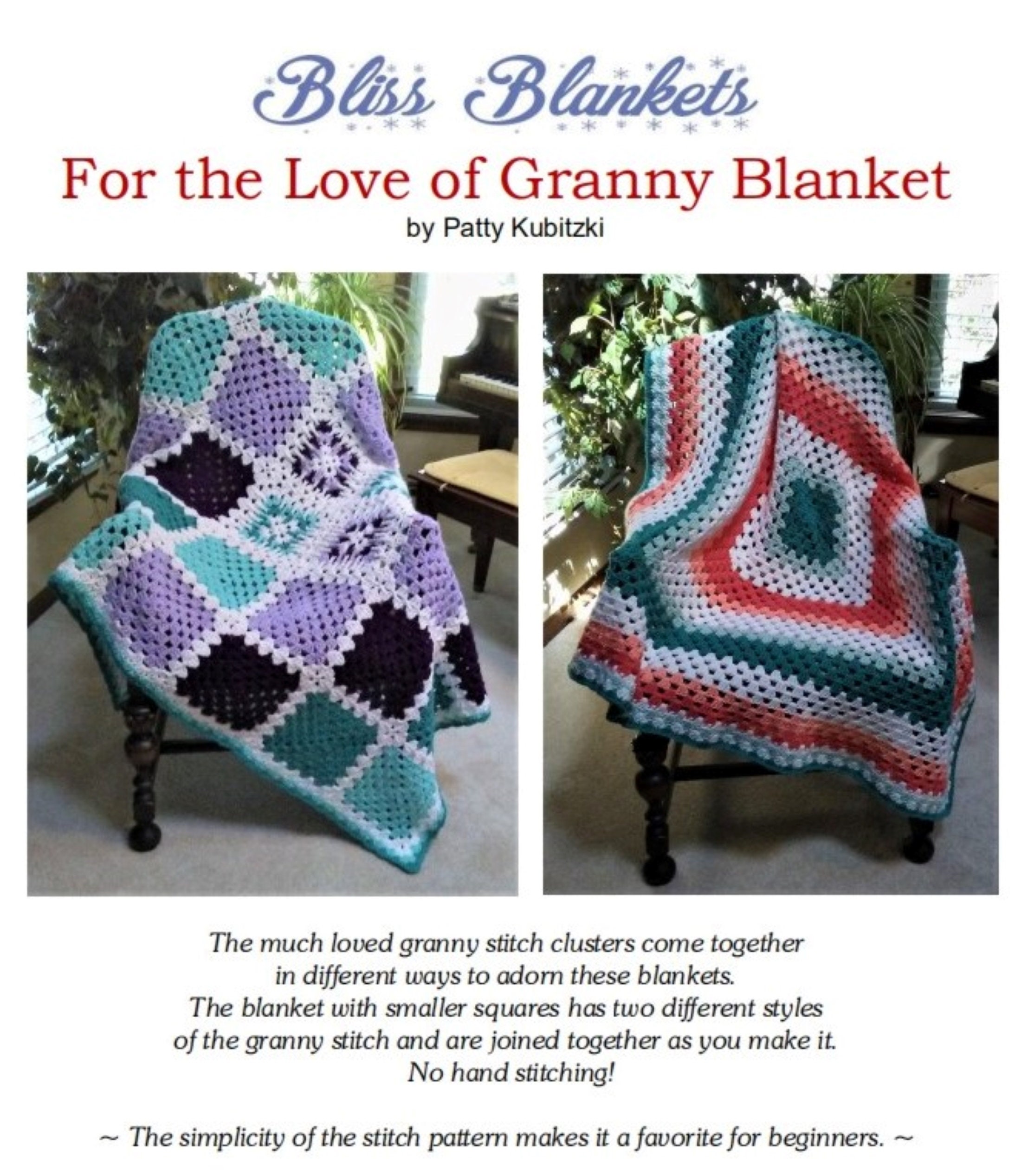 Crochet Granny Stitch Blanket Pattern, for the Love of Granny Blanket ...