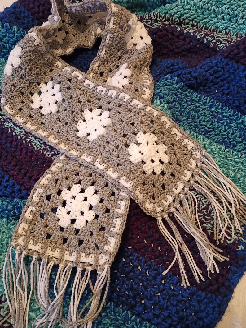 Crochet Pattern, for the Love of Granny Winter Set, Crochet Stocking Cap, Crochet Scarf Pattern ...