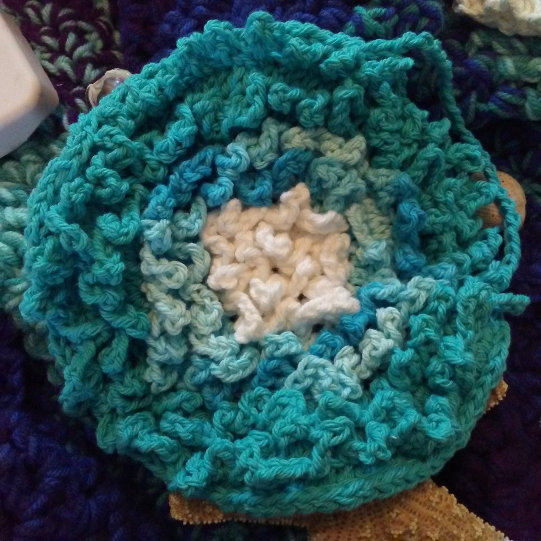 Crochet Washcloth Pattern, Spa Bath Loopah Body Scrubbies, Spa Bath ...