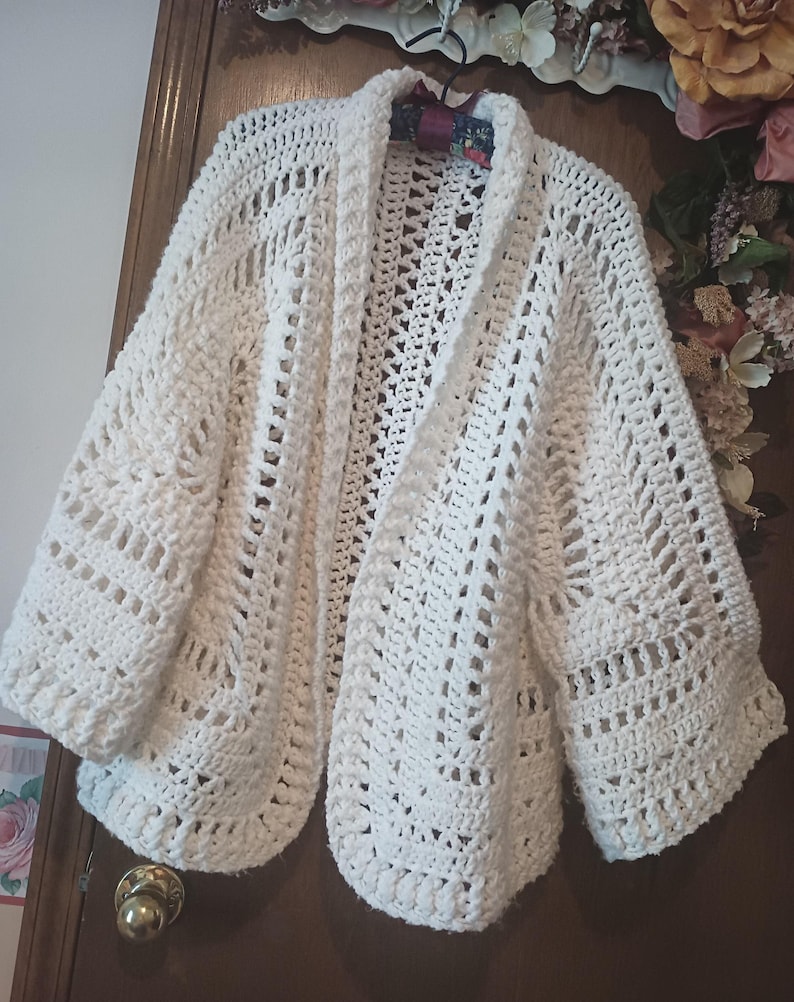 Crochet Cardigan, Love My Hexi Cardi Crochet Pattern, Hexagon Cardigan ...