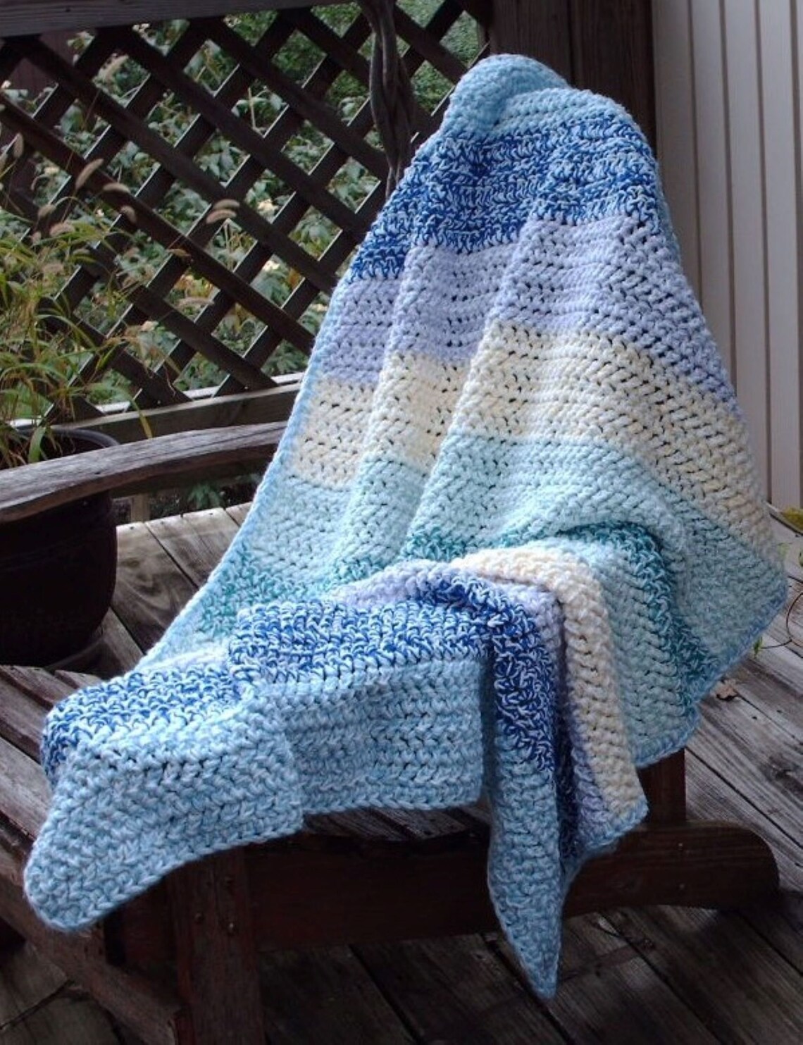 Crochet Blanket Pattern, Beautiful Blend Blanket, Bliss Blankets ...