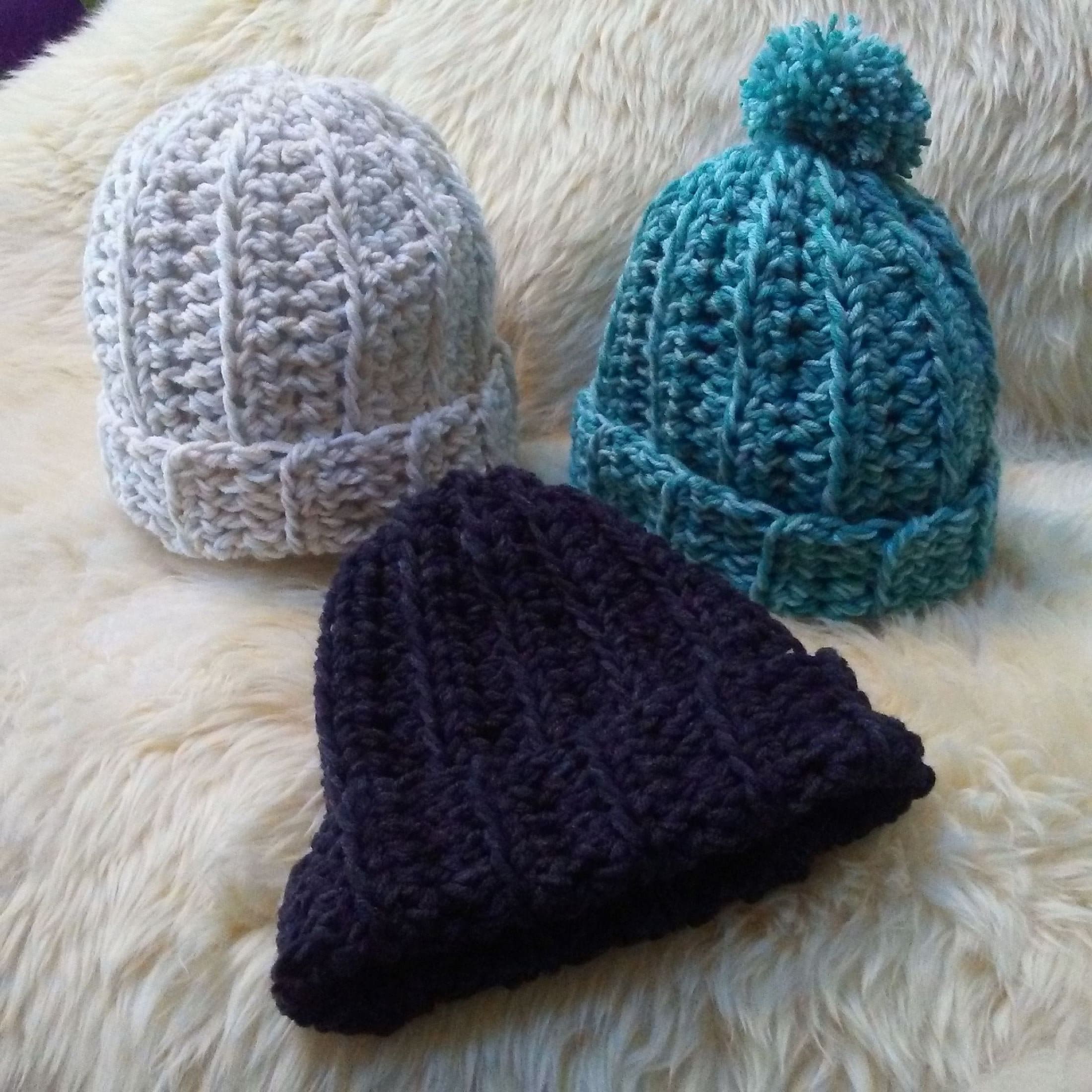 Crochet Stocking Cap Pattern, Bulky Stocking Cap, No Time to Wait Hat ...