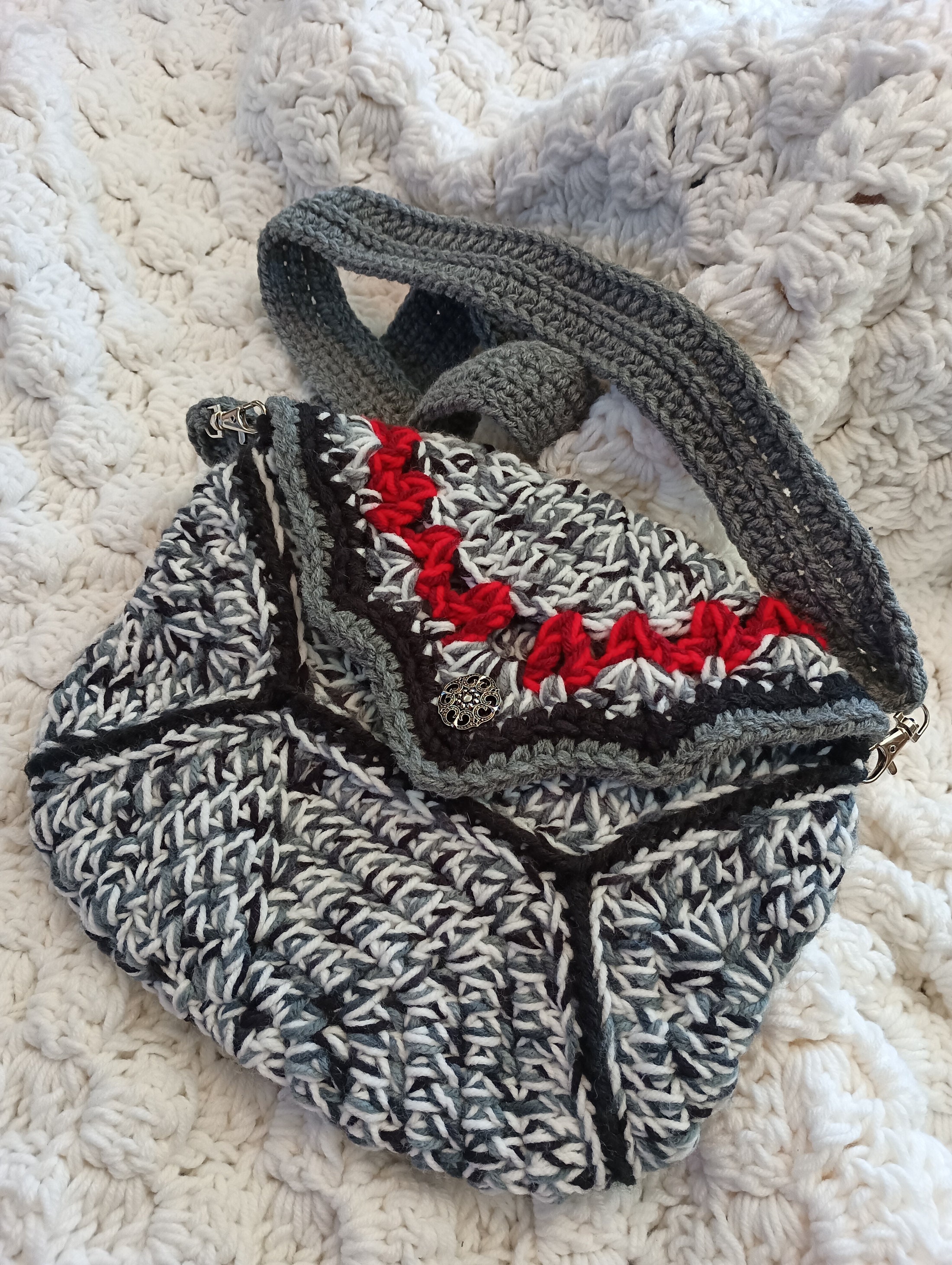 Crochet Purse Pattern, Go to Bag Set Crochet Pattern, Crochet Bag ...