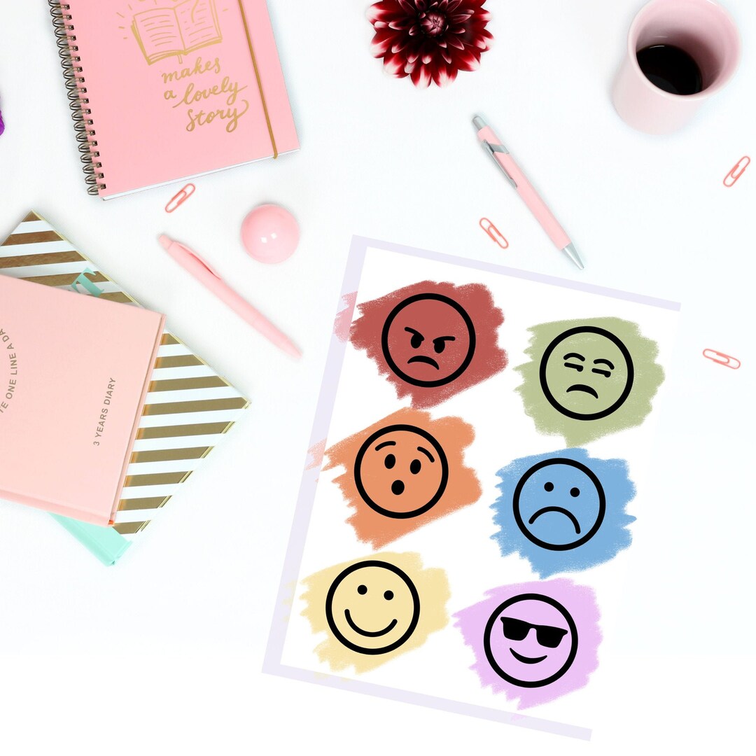 Feelings Chart Tot School Emotions Chart Homeschool Printable - Etsy