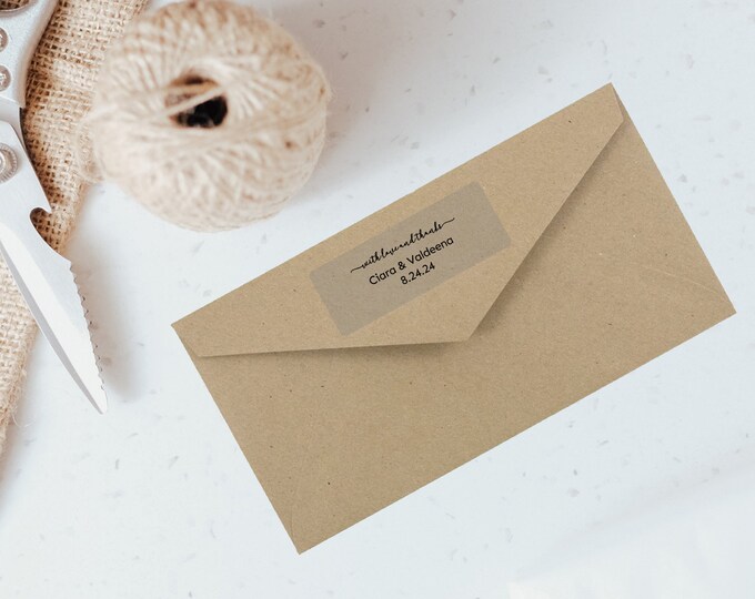 Custom Clear Return Stickers , Personalized Transparent Rectangular ...