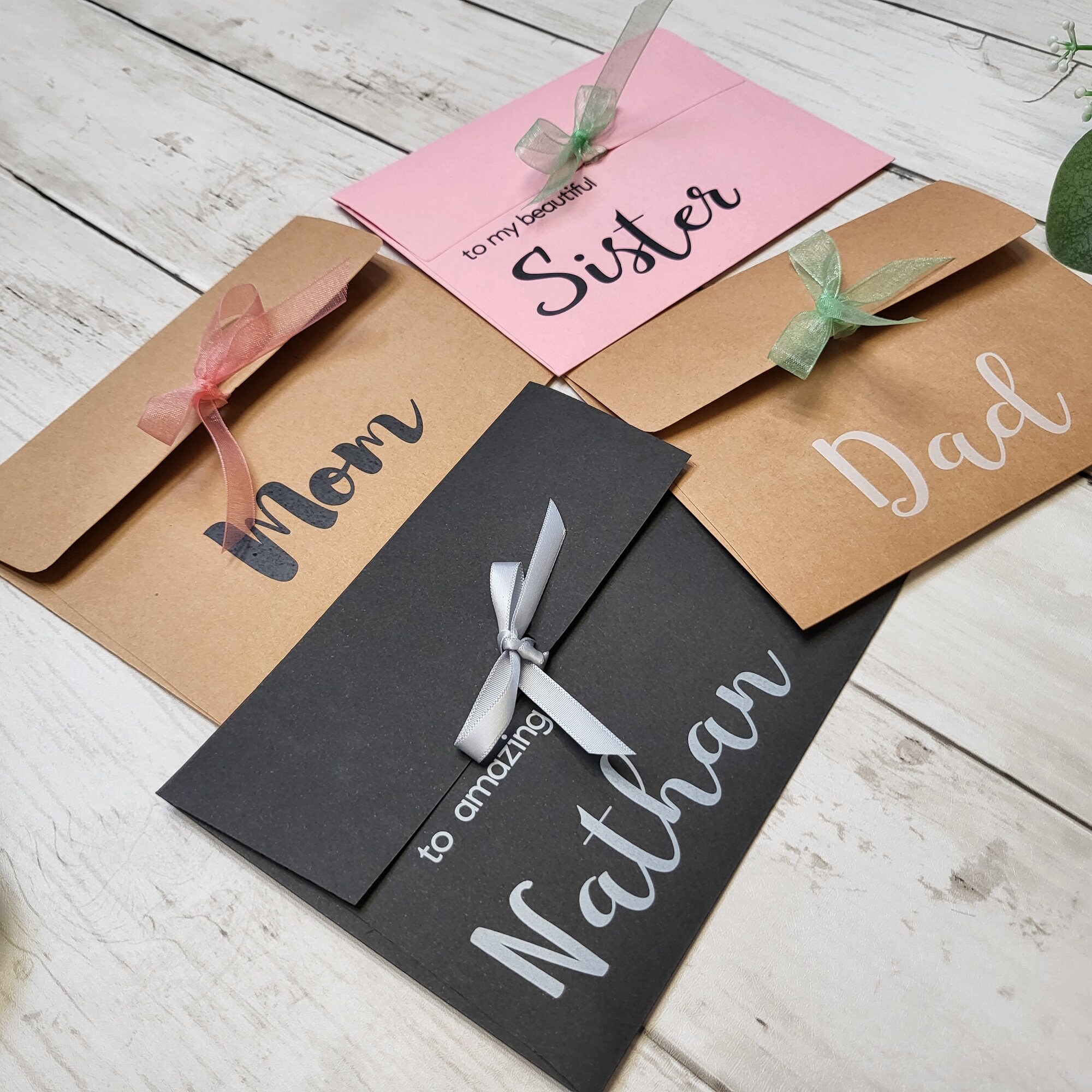 Personalized Money Envelope. Cash Envelope. Christmas | Birthday ...