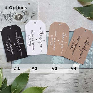 Custom Calligraphy Gift Tags With Personalized Lettering - Etsy