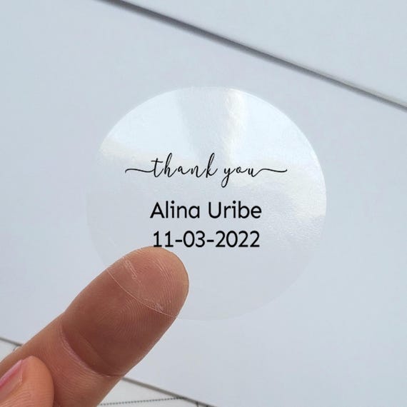 Personalized Circle Labels Custom Printed Stickers Make Your Own