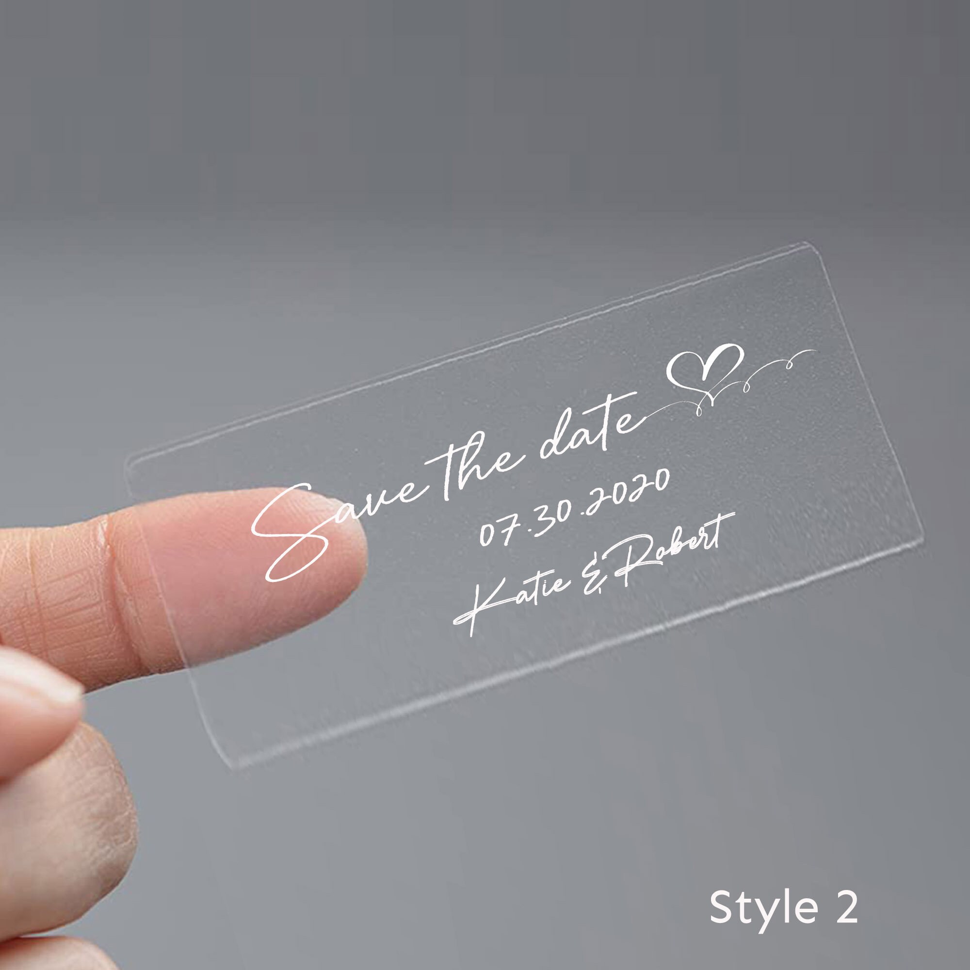 Custom Clear Stickers Personalized Rectangular Labels - Etsy