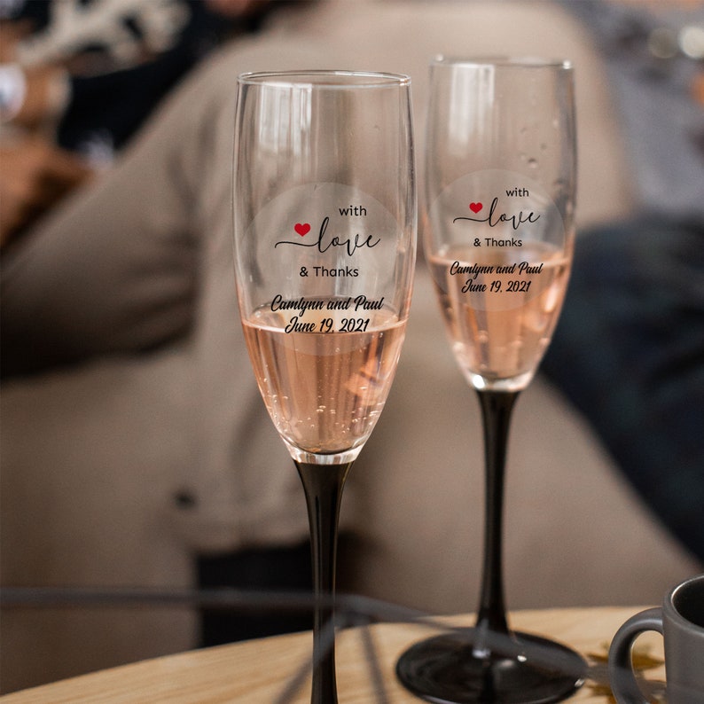 Custom Clear Round Stickers Personalized Circle Labels - Etsy