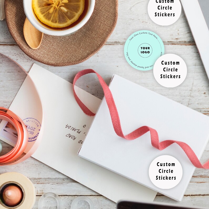 Custom Round Stickers Personalized Circle Labels Customized - Etsy