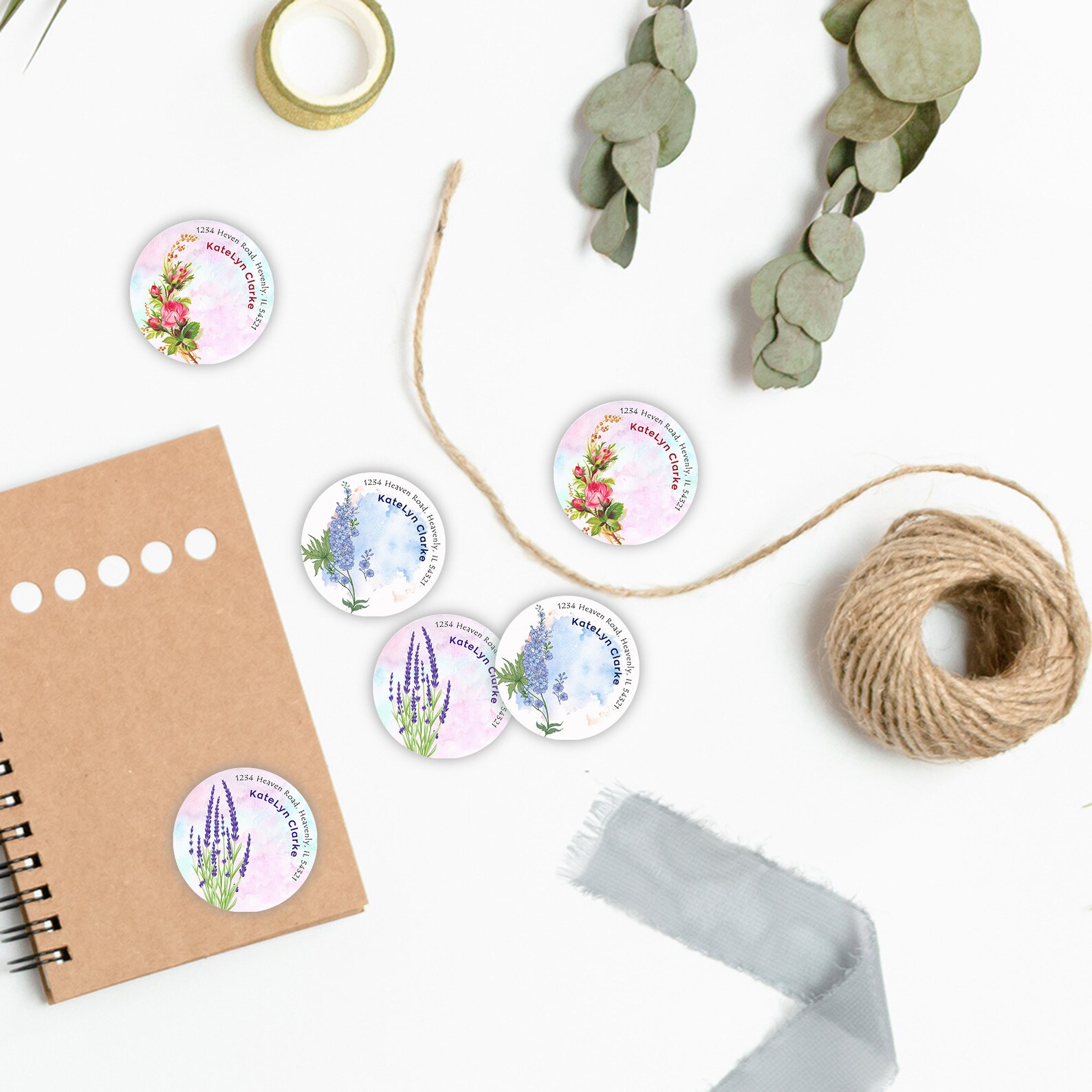 Round Custom Labels Personalized Circle stickers Return | Etsy