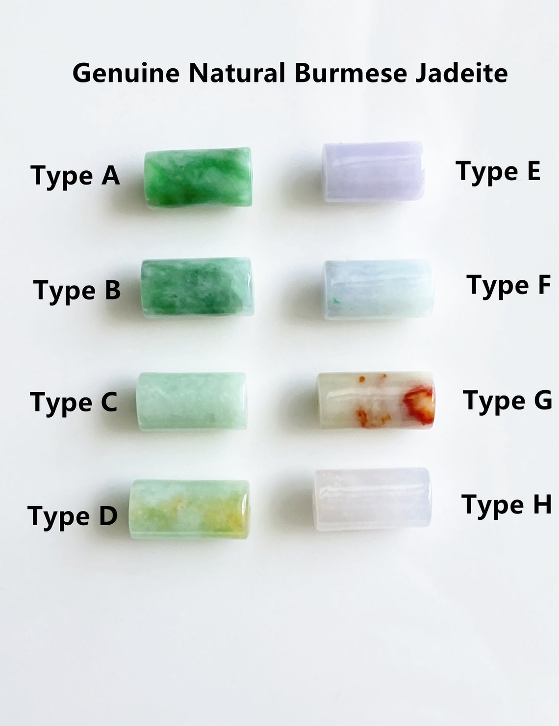 7mm Dainty Genuine Burmese Jadeite Barrel Pendant Untreated - Etsy