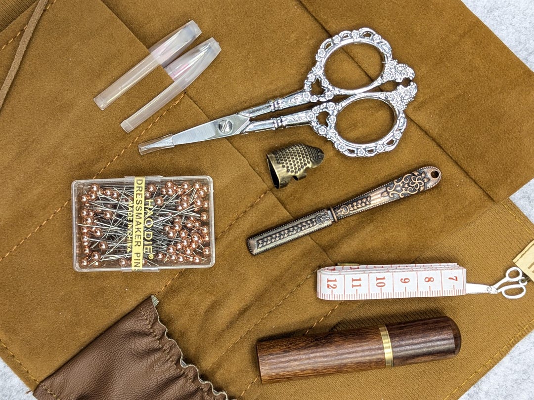 Sewing Kit Gift Box: Embroidery Scissors & Tool Set With Bag - Etsy