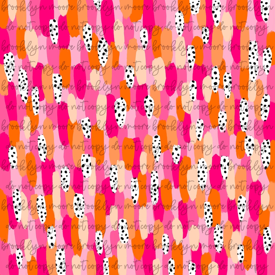 Spotted Preppy Fall Preppy Messy Paint Streaks Digital Paper (NOT ...
