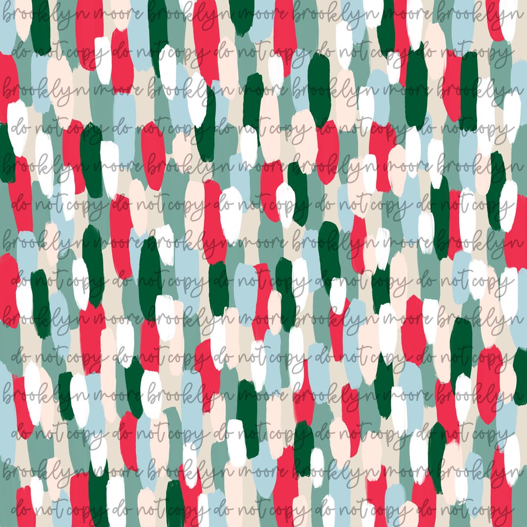 Winter Preppy Messy Paint Streaks Digital Paper (NOT SEAMLESS) PNG - Etsy
