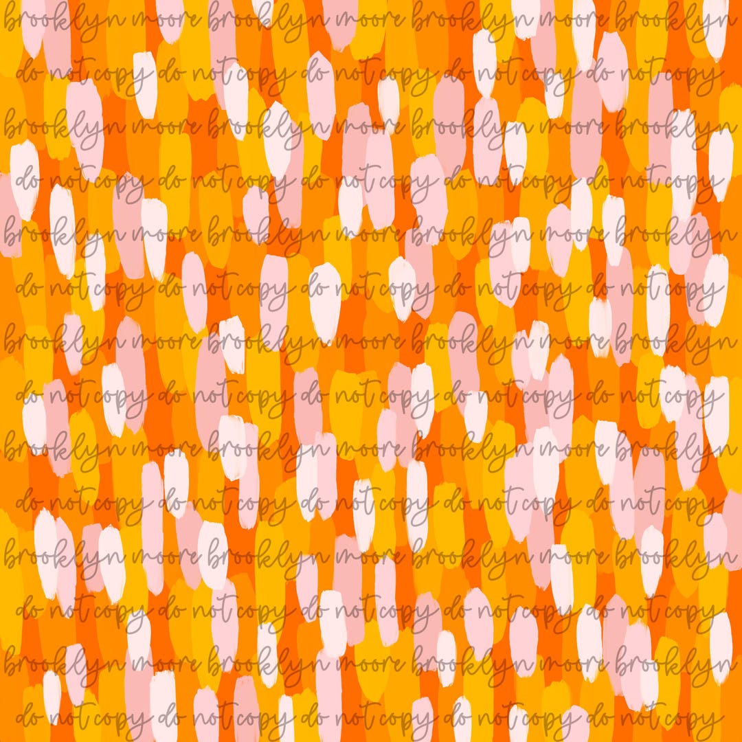 Candy Corn Preppy Messy Paint Streaks Digital Paper NOT SEAMLESS PNG - Etsy