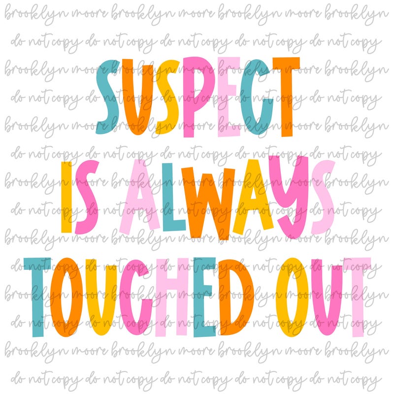 Touched Out - Etsy