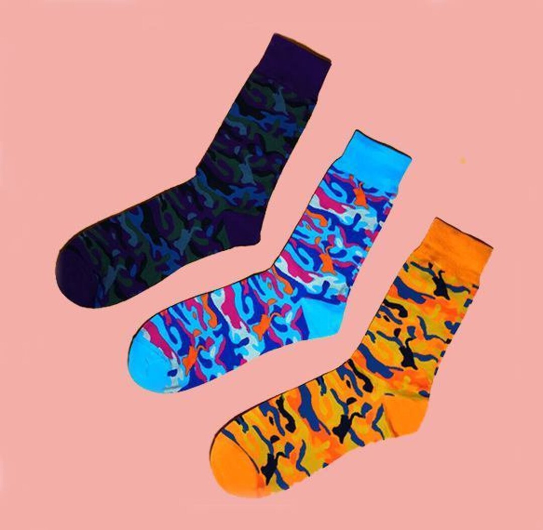 Odd Socks - Camo (pack of 3) by the Odd Sock Mob - Etsy