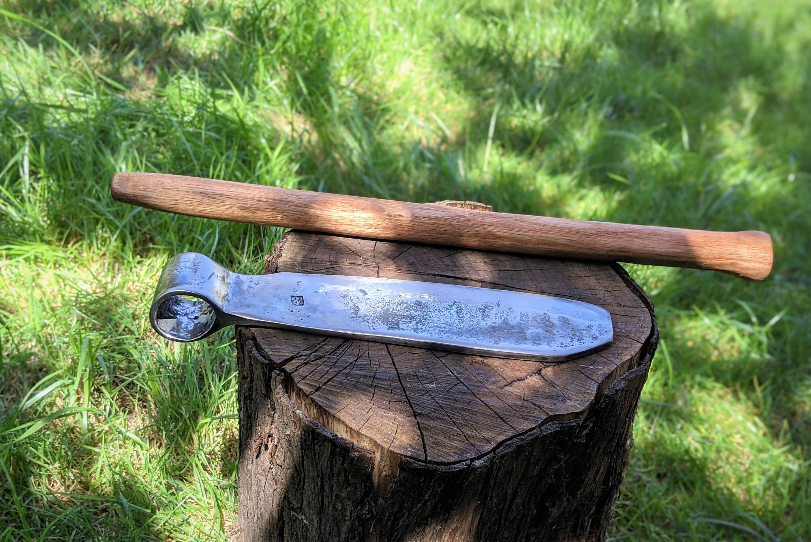 Wood Splitting Froe Hand Forged With Removeable Handle - Etsy UK