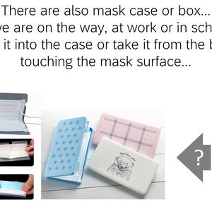 Face Mask Carrier for Easy and Safe Use/storage of Face Mask - Etsy