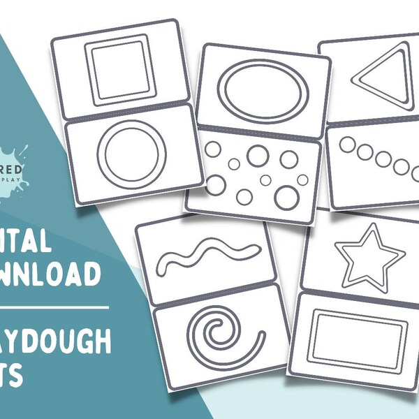 Playdough Mats - Etsy