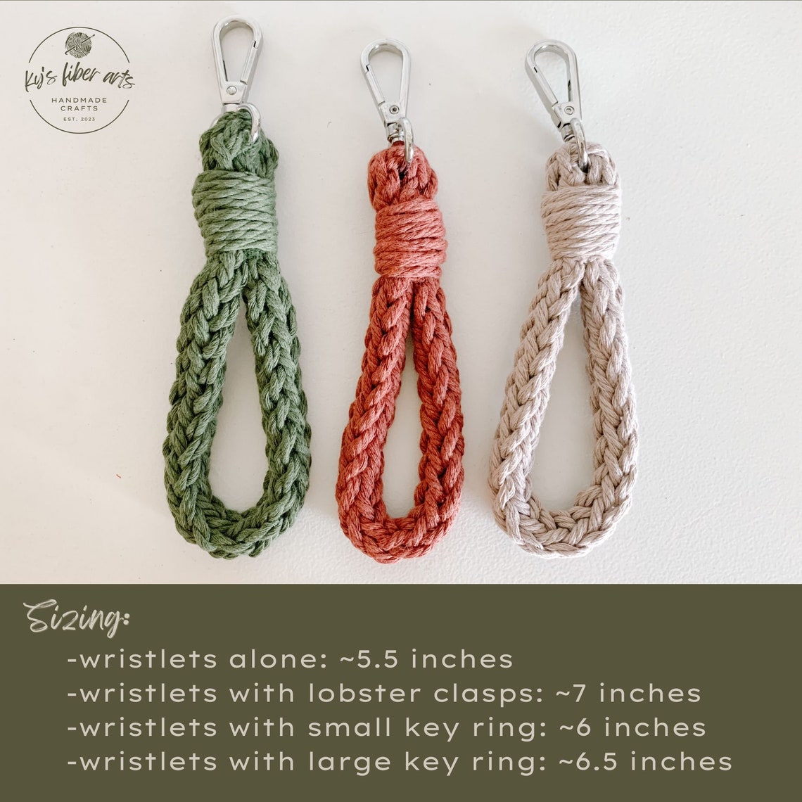 Crochet Wristlet, Wristlet, Macrame, Simplistic Wristlet, Minimalistic ...