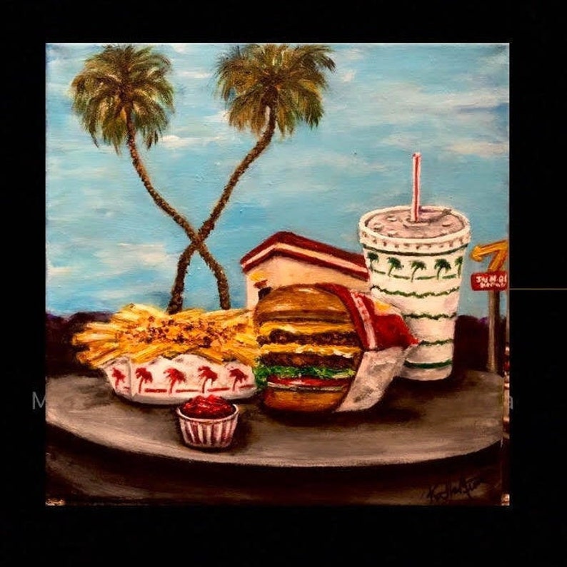 In-n-out Combo - Double Double, Animal Style Fries and a Strawberry ...