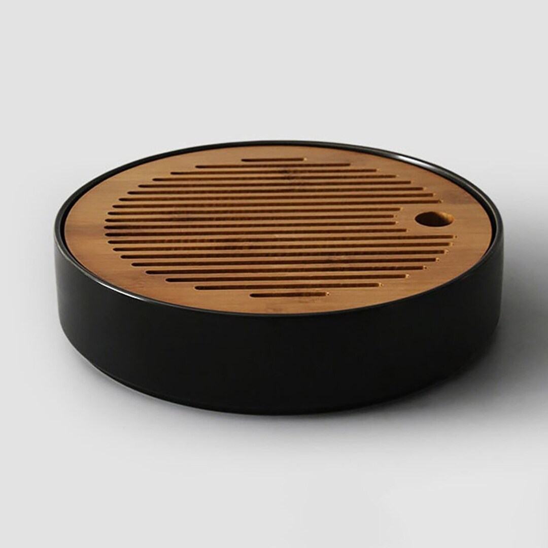 Tea Tray Made With Bamboo and Ceramic Handmade Tea Ware - Etsy