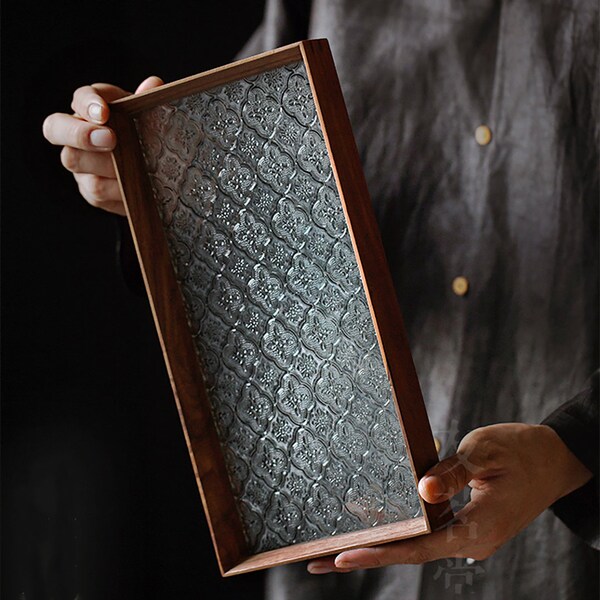 Glass Serving Tray - Etsy