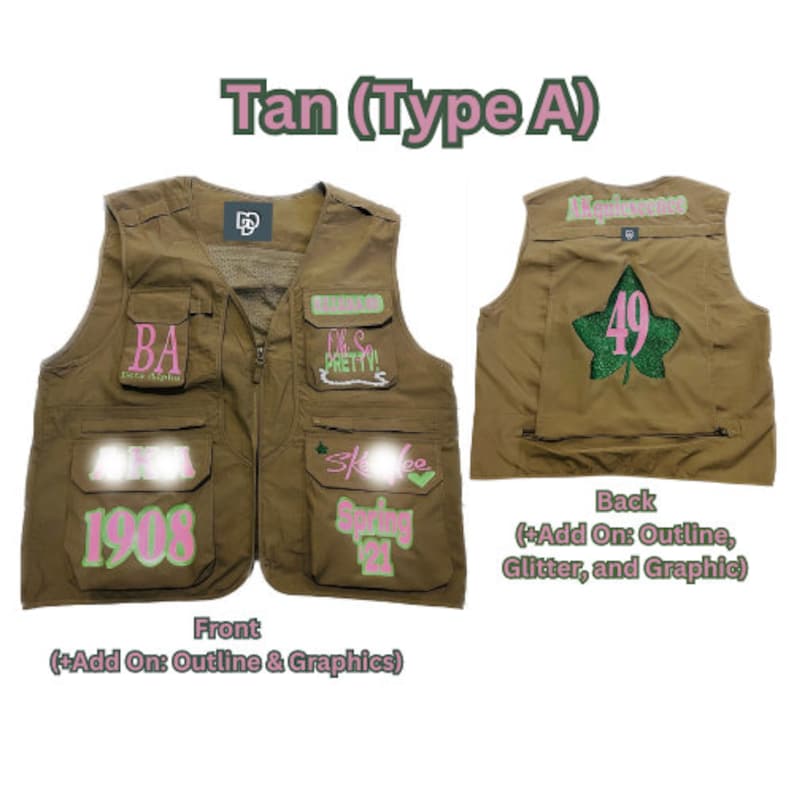 Custom Cargo Vest - Etsy