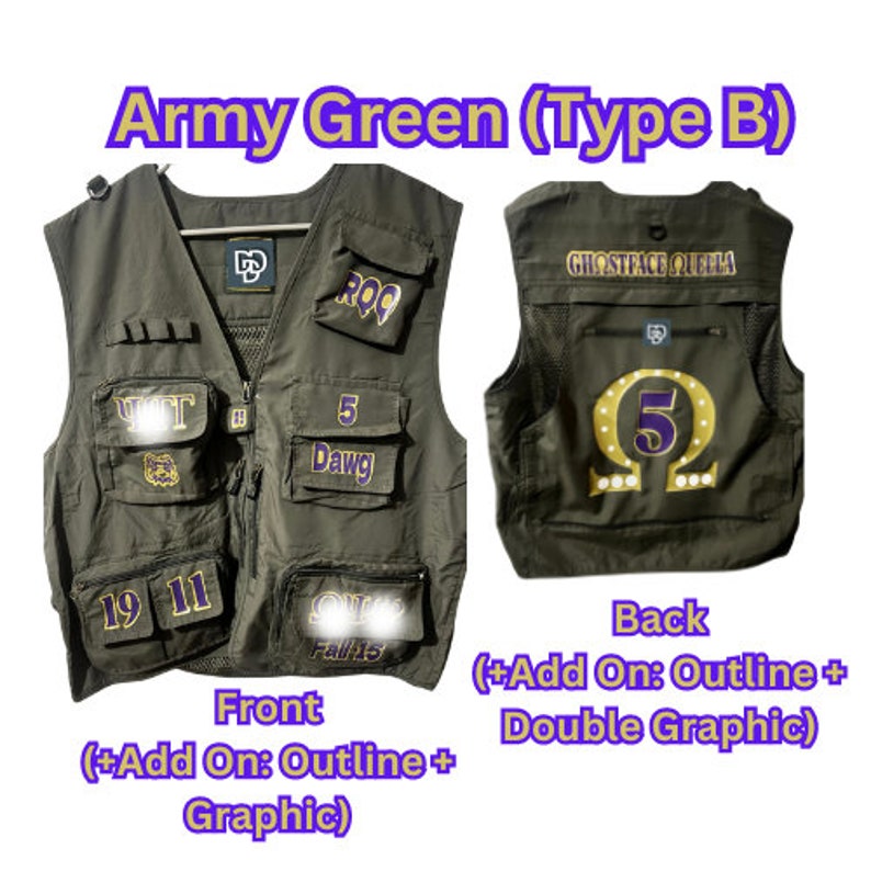 Custom Cargo Vest - Etsy