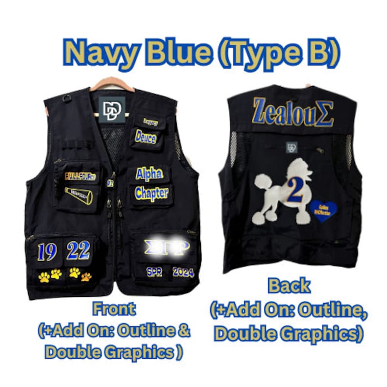 Custom Cargo Vest - Etsy