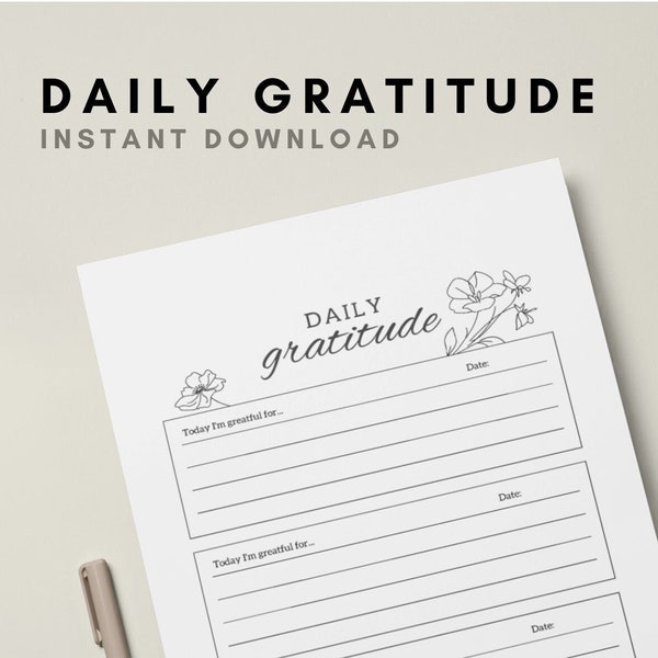 Gratitude Journal - Etsy