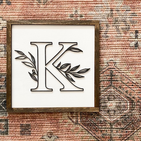 Initial Wall Decor - Etsy