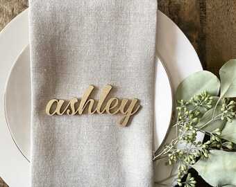 Name Place Setting | Etsy