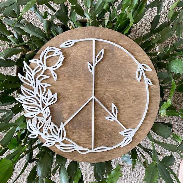 Peace Sign Decor - Etsy