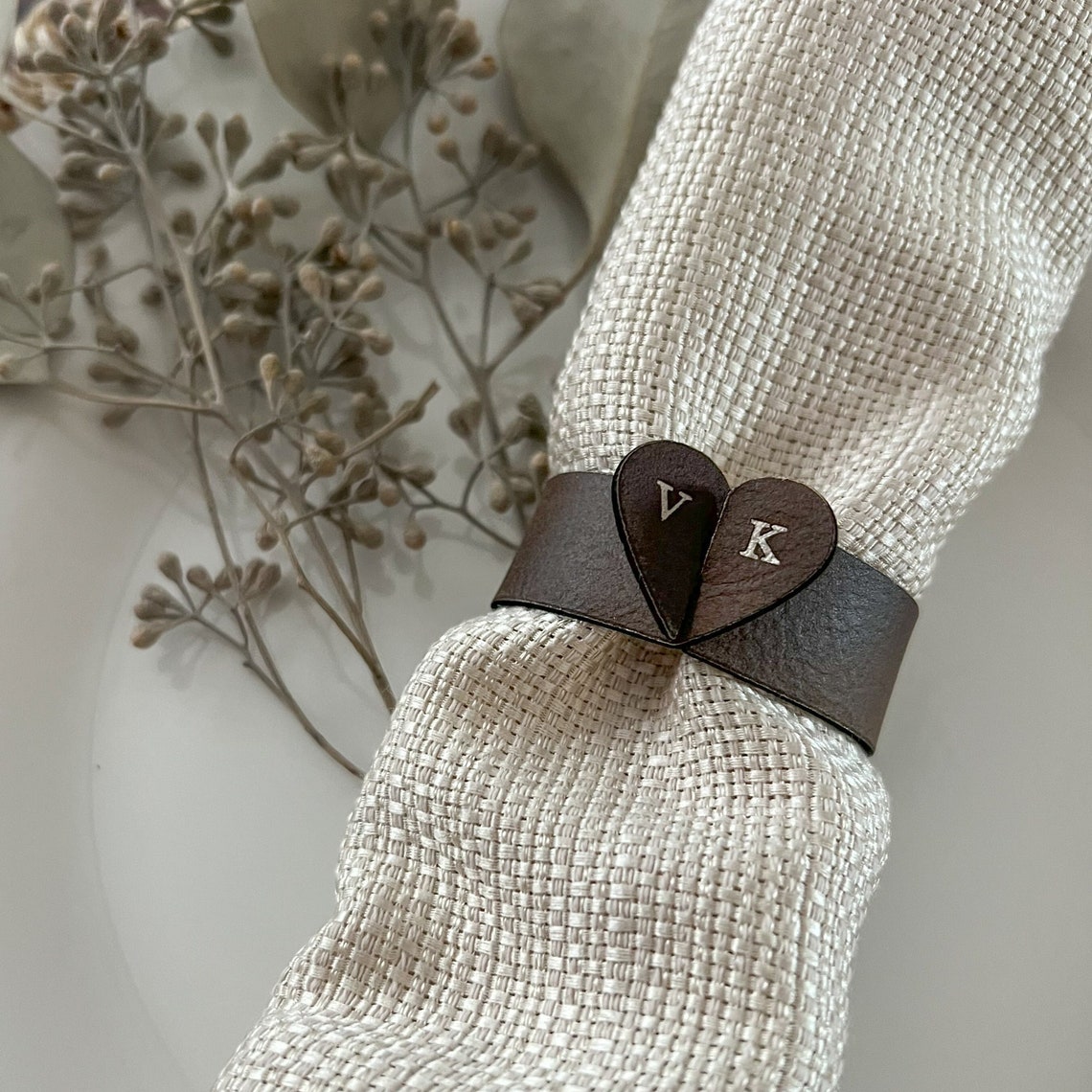 Custom Napkin Ring Personalized Wedding Favor Custom Place - Etsy