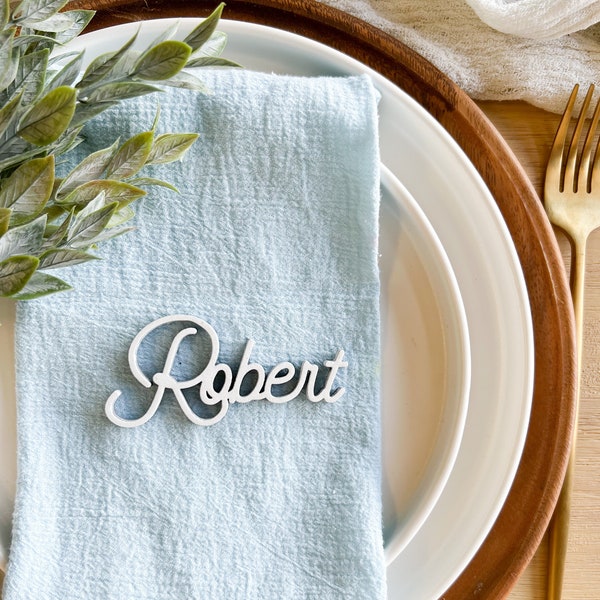Wood Place Cards - Etsy