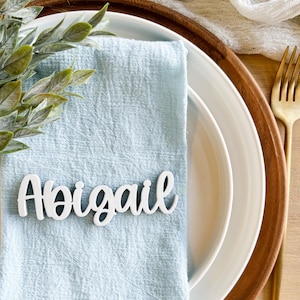 Personalized Wedding Name Tag Wedding Place Card Birthday Laser Cut ...