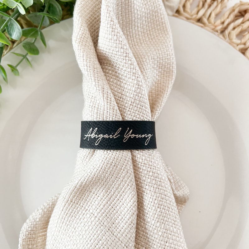 Custom Napkin Ring - Etsy