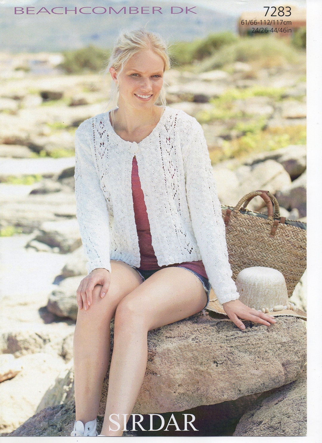 KNITTING PATTERN Ladies and Girls Sirdar Beachcomber Cardigan Instant Digital Download - Etsy